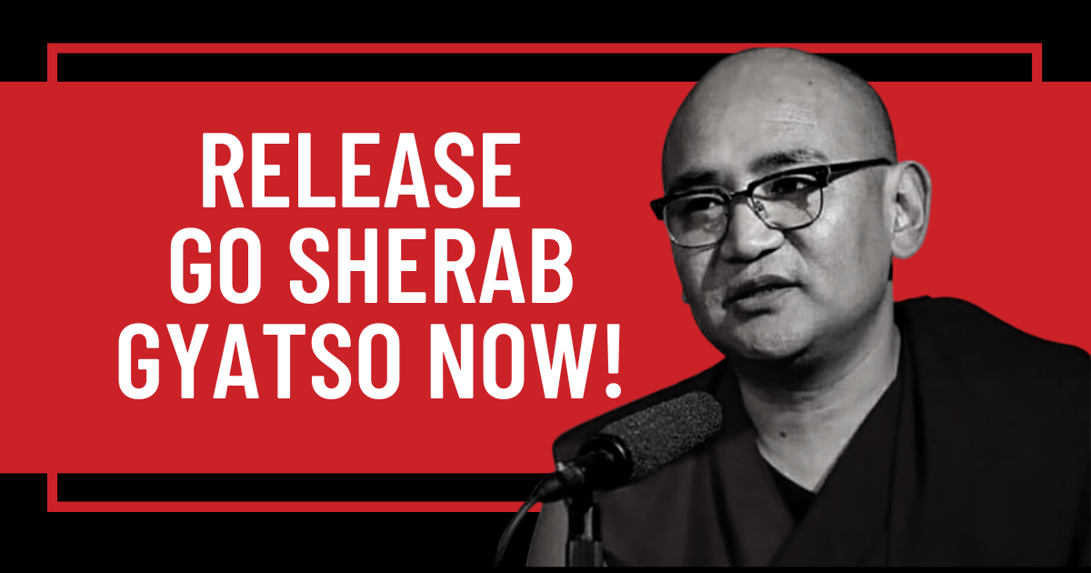 RELEASE GO SHERAB GYATSO NOW – Students for a Free Tibet